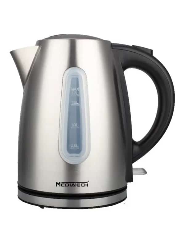 MediaTech – Stainless Steel Kettle – 1.7 Liter – MT-KS200 - Media Tech ...